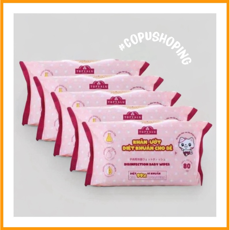 Khăn giấy ướt Topvalu 80 tờ | Shopee Việt Nam
