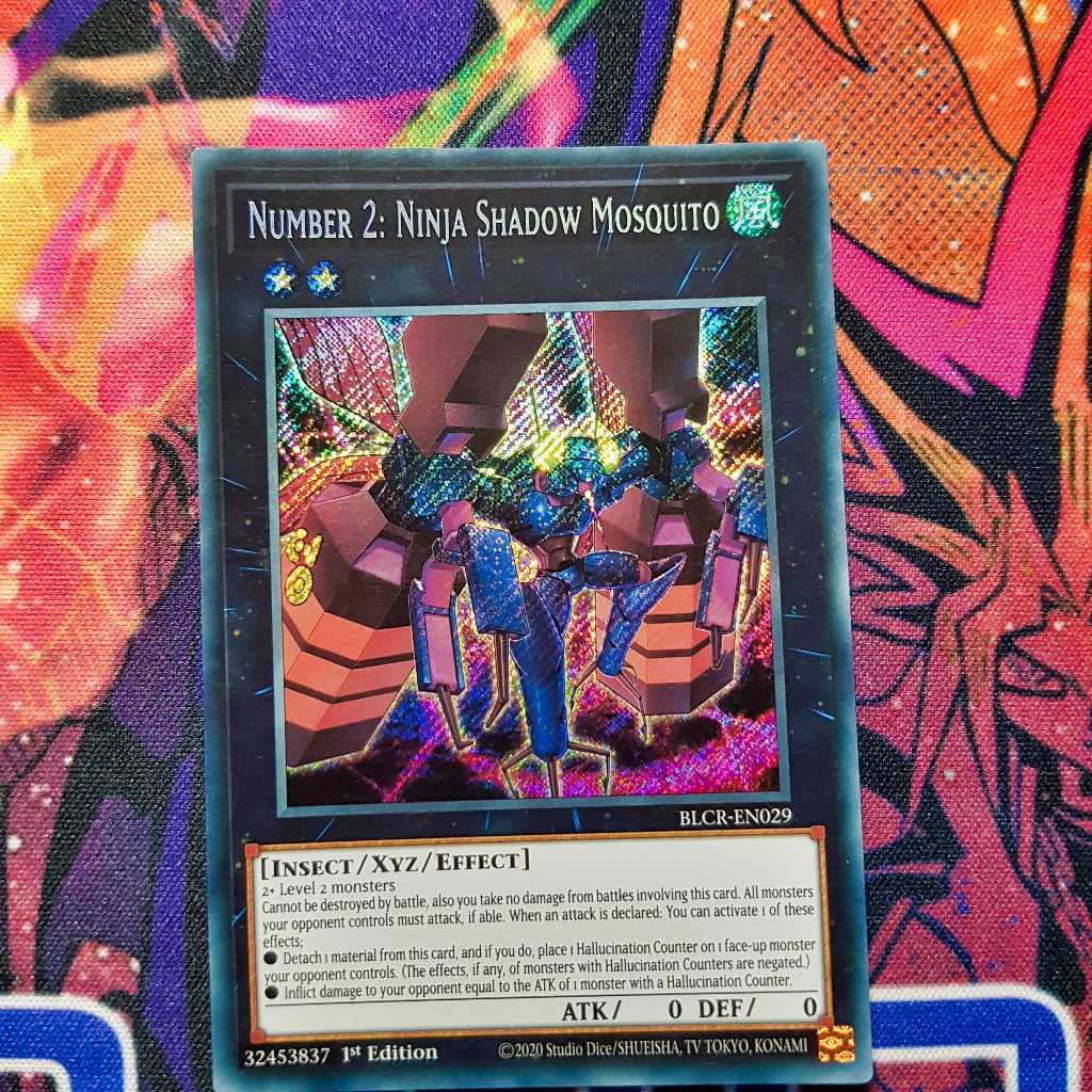 Thẻ bài Yugioh chính hãng | Number 2: Ninja Shadow Mosquito | BLCR ...