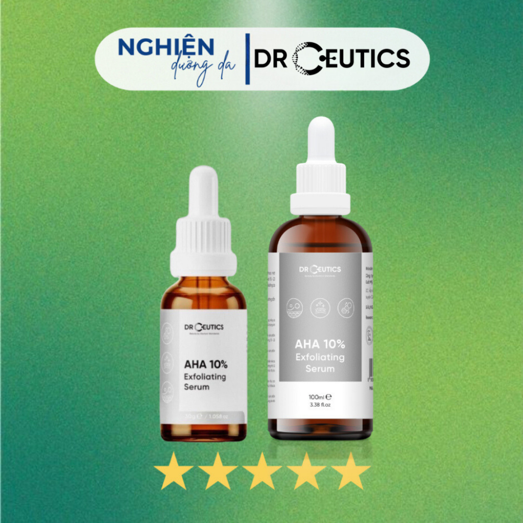 Serum AHA 10% Exfoliating DrCeutics Tẩy Da Chết Làm Sáng Và Hỗ Trợ Làm Chậm Lão Hóa Da | Shopee ...