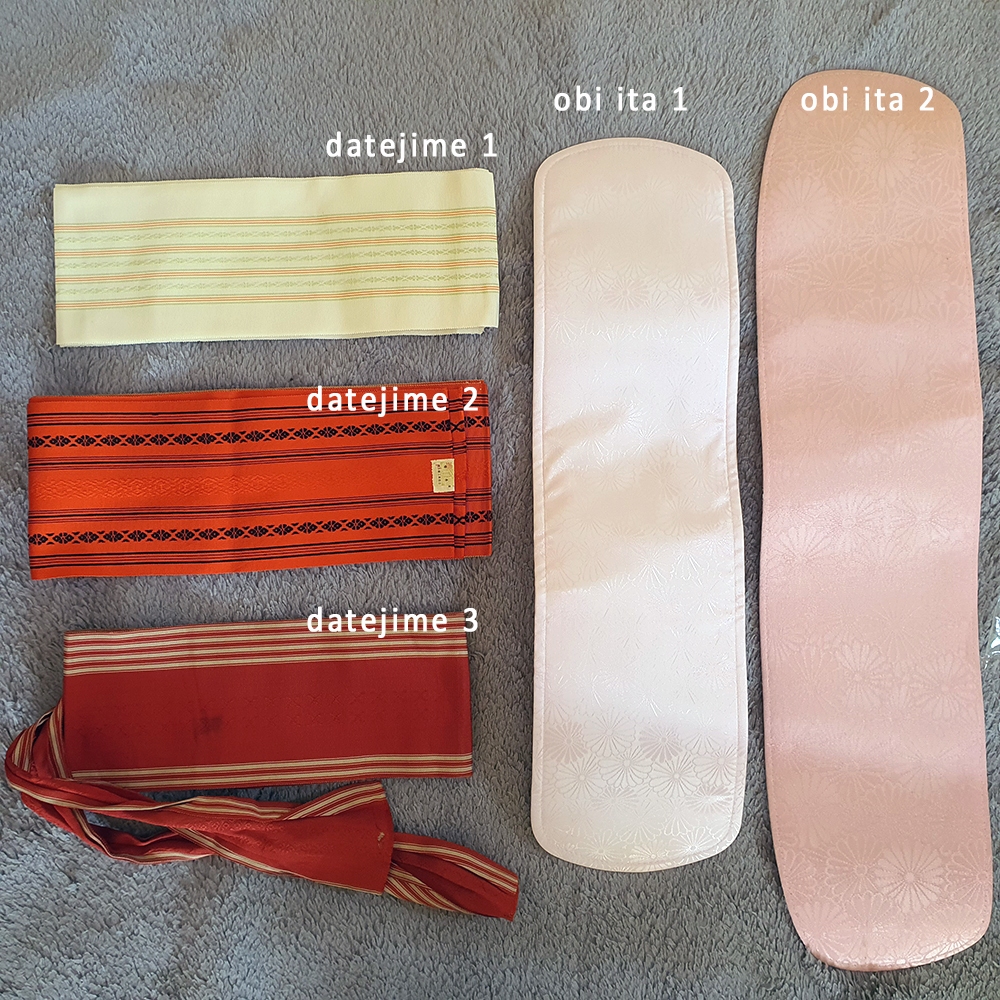 Phụ kiện dùng để thắt obi dành cho kimono - Datejime/ Obi ita/Eri shin ...