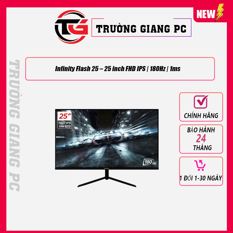 Màn hình Infinity Flash 25 (25 inch FHD IPS, 180Hz, 1ms, AMD Freesync ...