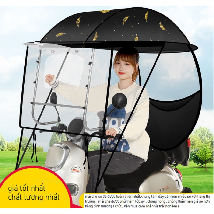 Mái che xe máy và xe đạp điện khung cứng LMD CAR | Shopee Việt Nam
