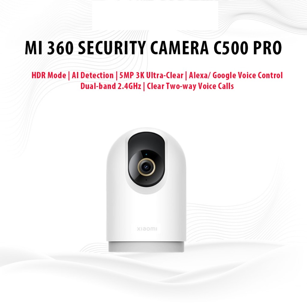 Camera giám sát ip xoay Xiaomi C500 Pro 5MP Quốc Tế, với ống kính 5MP, HDR đàm thoại 2 chiều kết ...