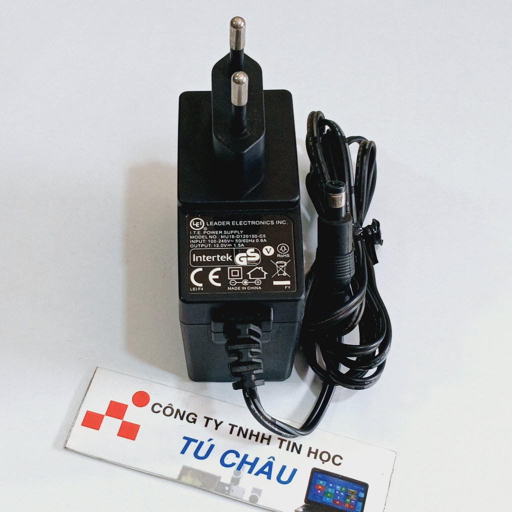 Adapter DC 12V - 1.5A / Đầu cắm 5.5mm X 2.1mm (THÁO MÁY ZIN) | Shopee ...