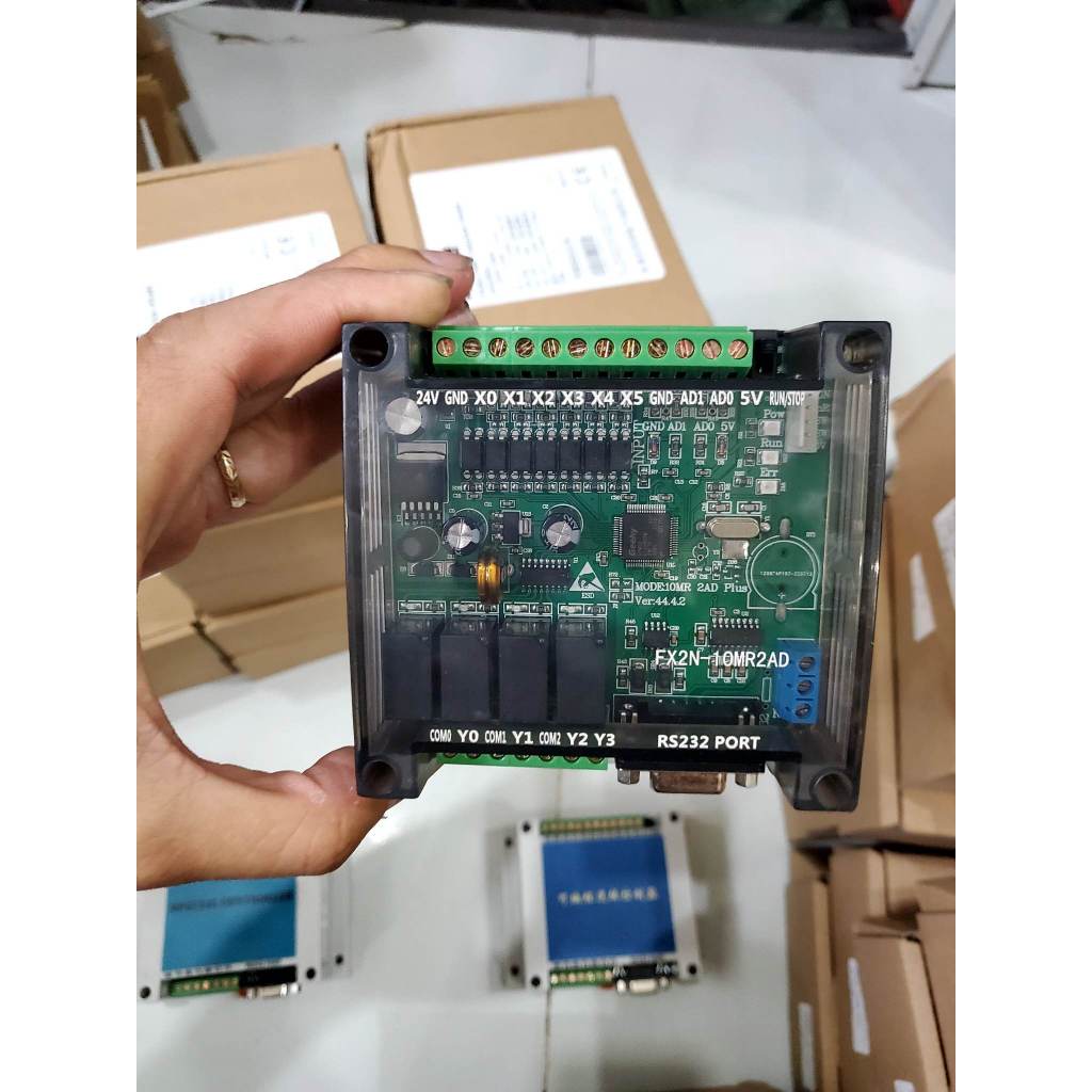 Board Mạch lập trình PLC Mitsubishi FX3U FX1N FX2N-10MR FX2N 6MR (Relay ...