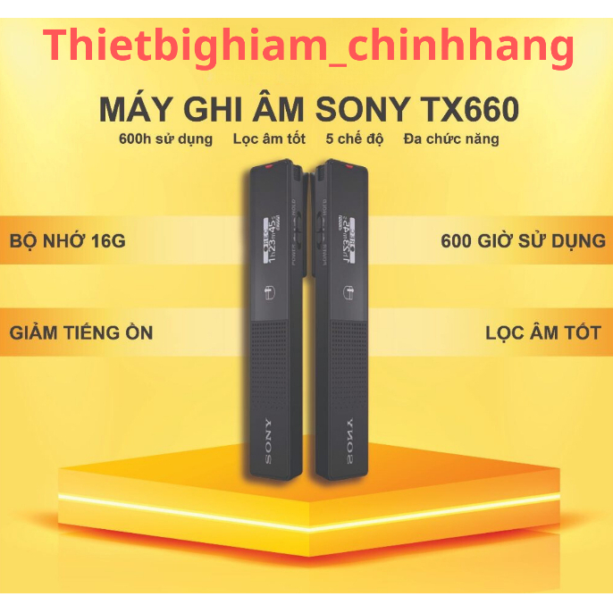 Máy ghi âm SONY TX660 Chính Hãng | Shopee Việt Nam