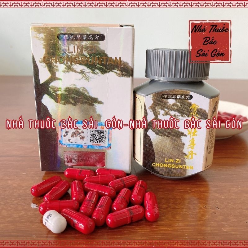 Linh Chi Tráng Thân Đơn - Lin-Zi Chong Sun Tan Hộp 50 viên (Hàng chính ...