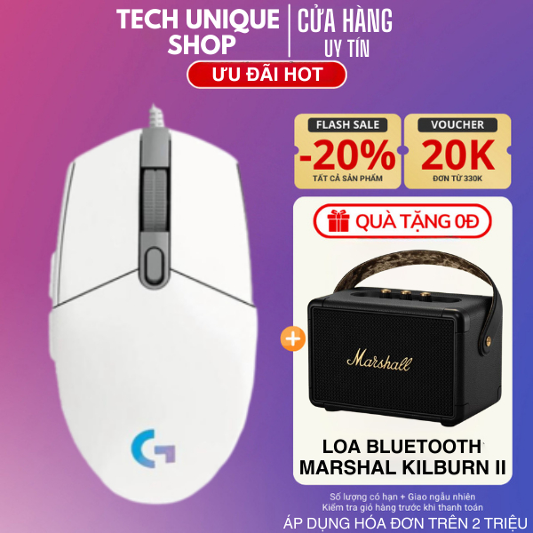 Chuột G102 Có Dây Logitech, Chuột Gaming Kết Nối PC/Laptop, Có Led RGB Chuyên Chơi Game FPS ...