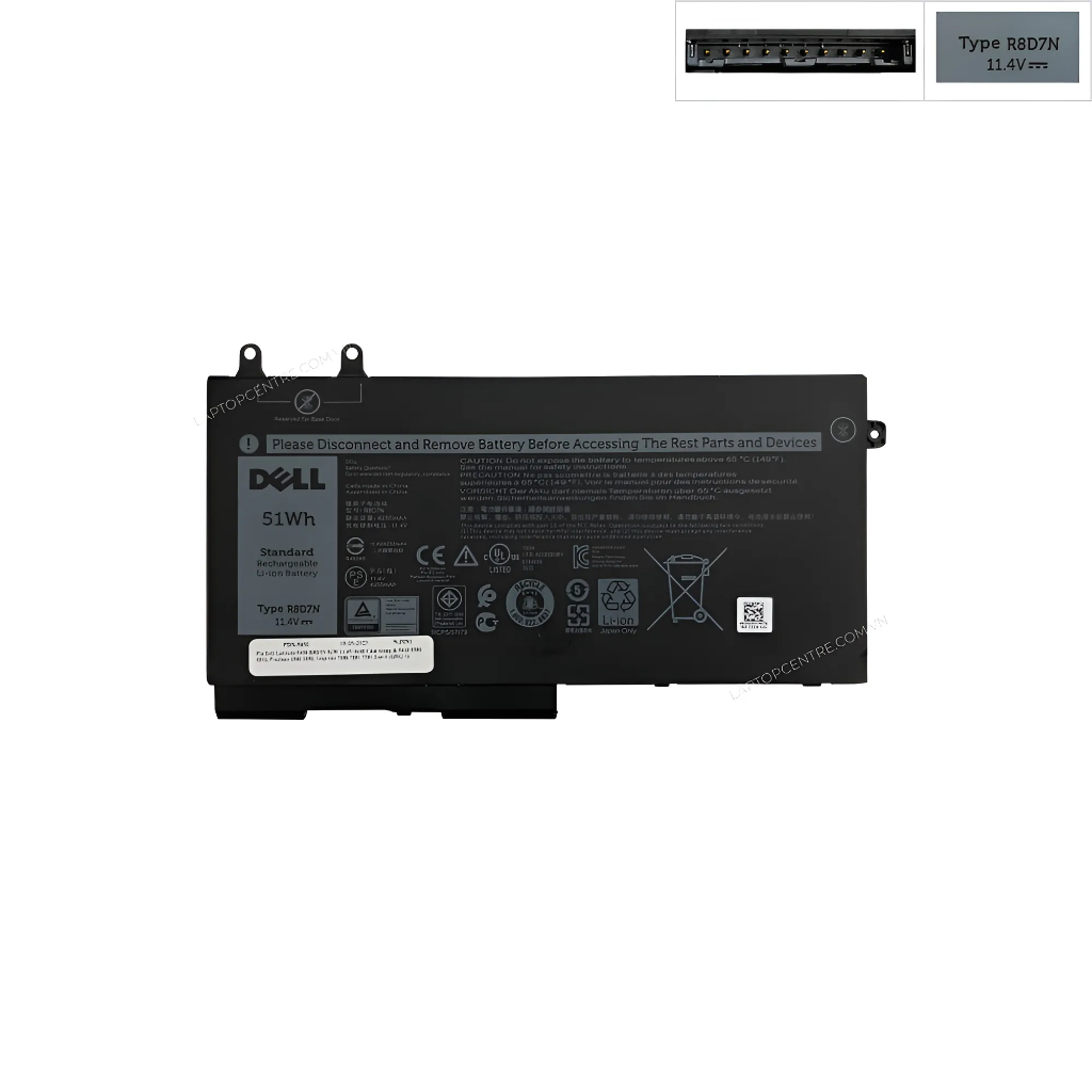 Pin Dell Latitude 5400 R8D7N Cắm trong tương thích 5410 5500 5510 ...