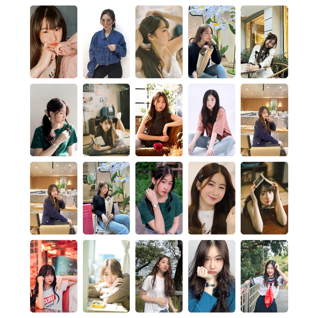 Lomo card 1 mặt 20 ảnh bo góc Yoko Apasra Lertprasert | Shopee Việt Nam