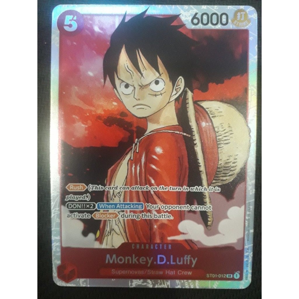 [TNTB] Thẻ bài One Piece ST01-012 - Monkey.D.Luffy - Character - Super ...