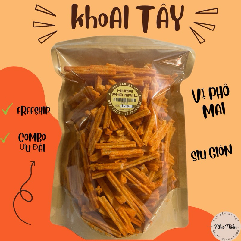 500GR Snack Khoai Tây Gói(3 loại) - Đặc sản Như Thiên | Shopee Việt Nam