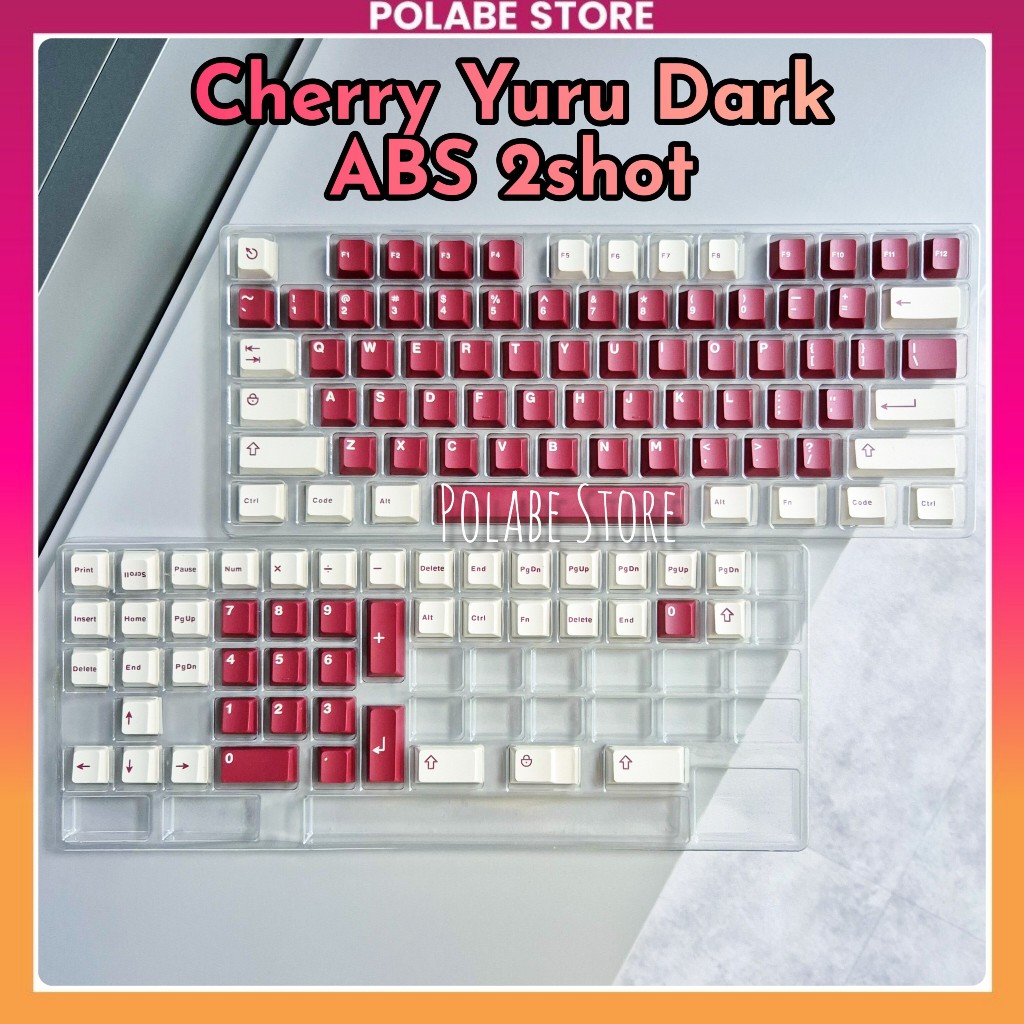Keycap Cherry CMK Yuru bàn phím cơ Tổng hợp Cherry Arctic Rome profile ...