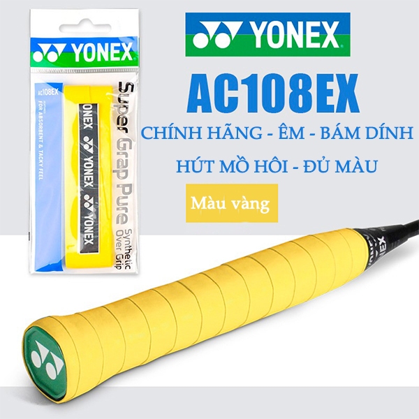 Quấn cán vợt cầu lông YONEX AC108EX chính hãng | Shopee Việt Nam