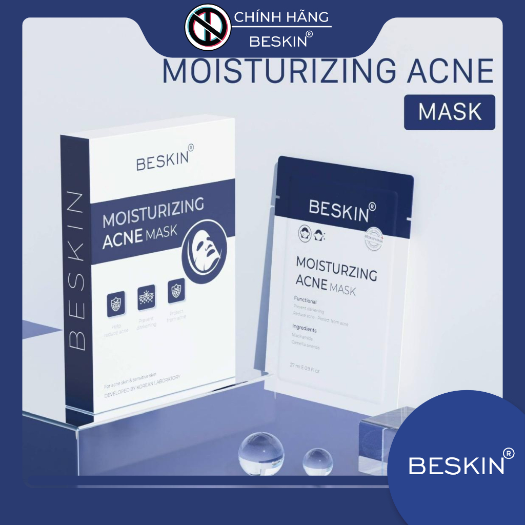 MẶT NẠ GIÀNH CHO DA DẦU MỤN "ACNE MASK" - Dung Tích: 27ml / 1 Miếng ...