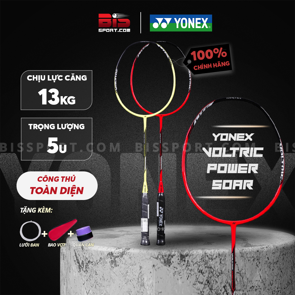 Vợt Cầu Lông Yonex Voltric Power Soar Đỏ Đen Chính Hãng - Trọng Lượng ...
