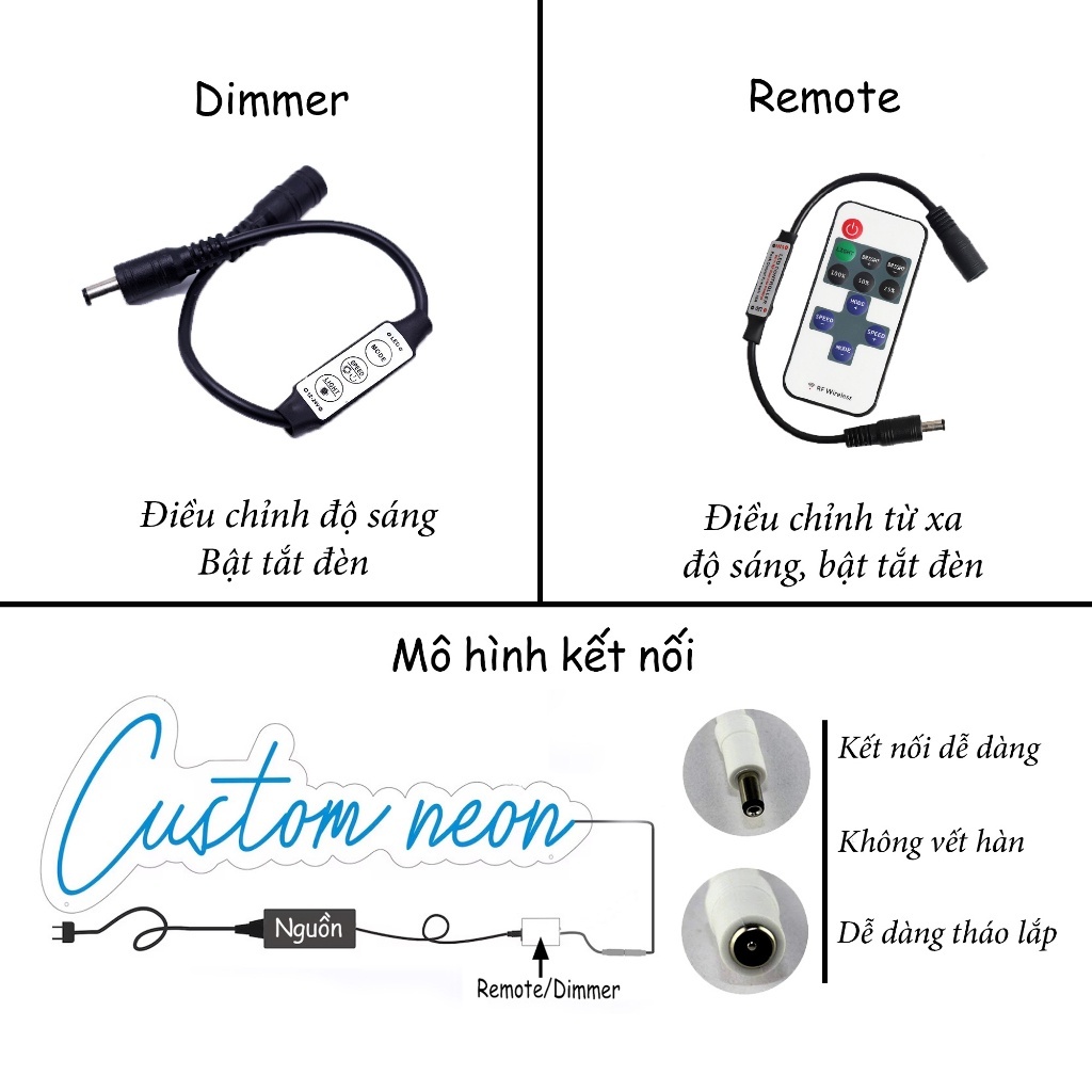 Led neon theo yêu cầu Đèn Led Neon chữ- Neon theo tên thiết kế decor ...