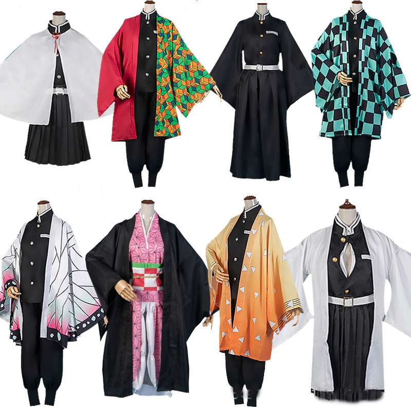 Bộ cosplay Nhân Vật Anime Tanjirou Nezuko Zenitsu Giyuu Shinobu trong ...