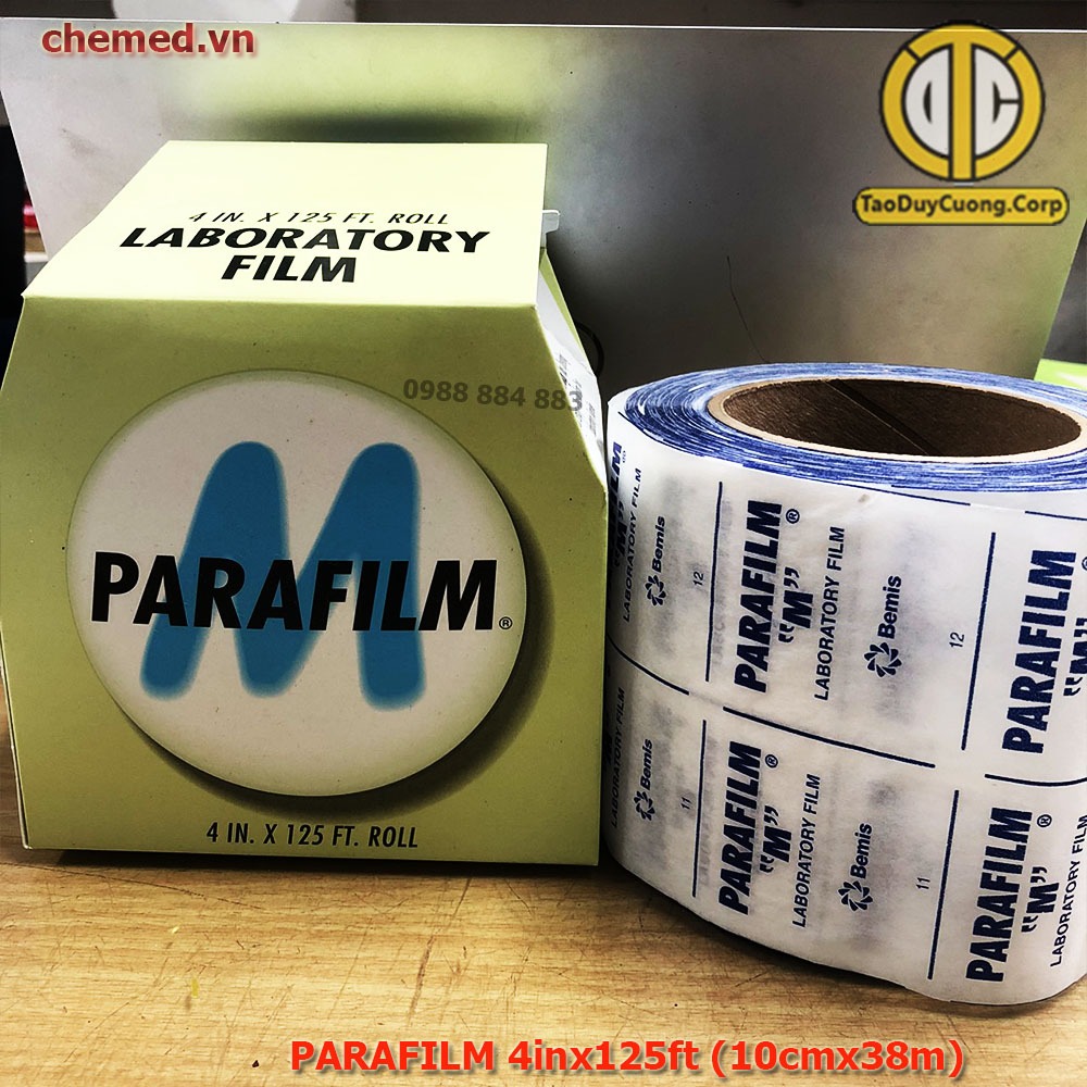 Giấy Parafilm - Cuộn màng Parafilm dùng trong thí nghiệm, y tế (10cm x ...