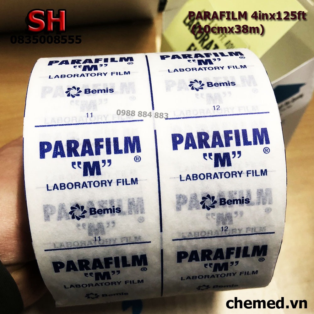 Cuộn màng Parafilm dùng trong thí nghiệm, y tế (10cm x 38.1m) Giấy ...