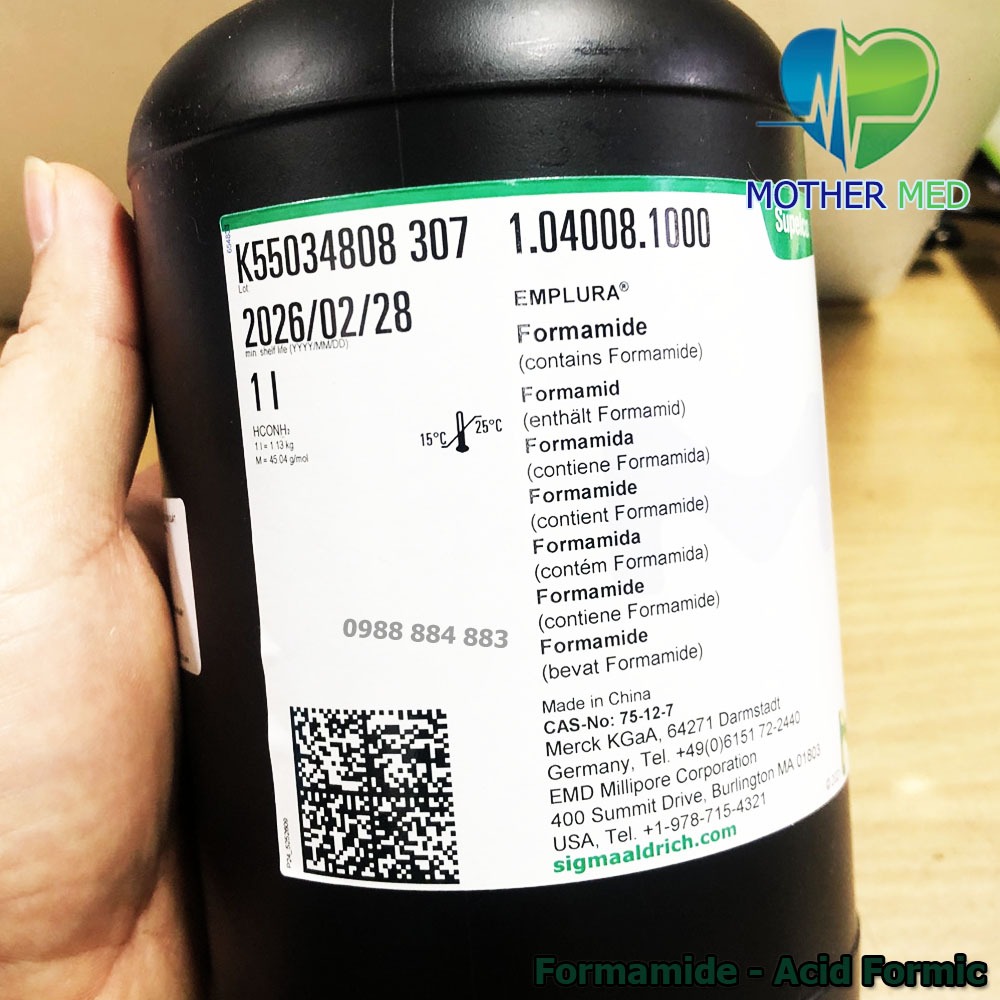 Formamide - Acid Formic 1L dùng trong thí nghiệm, y tế | Shopee Việt Nam