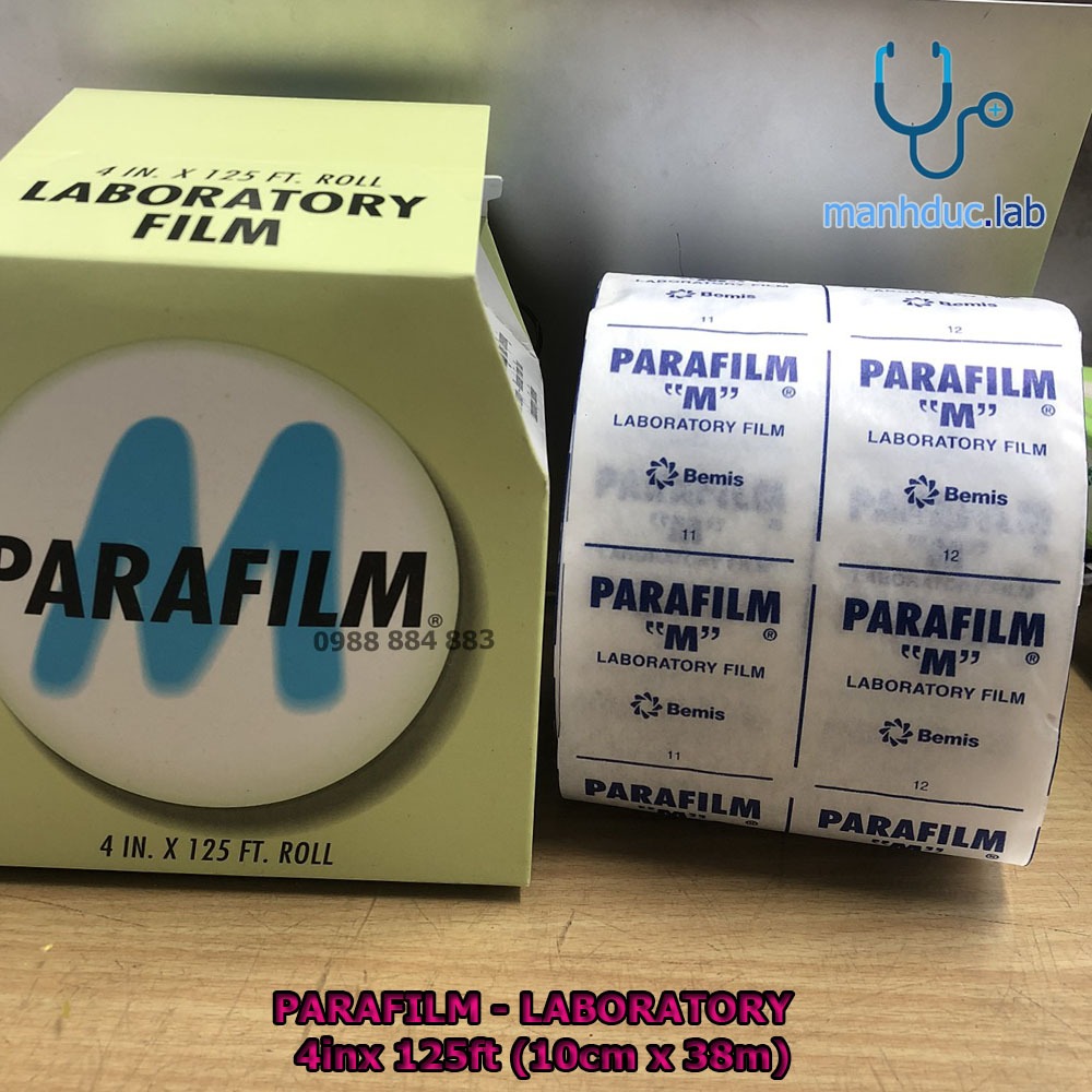 Parafilm - Cuộn màng Parafilm dùng trong thí nghiệm, y tế (10cm x 38.1m ...