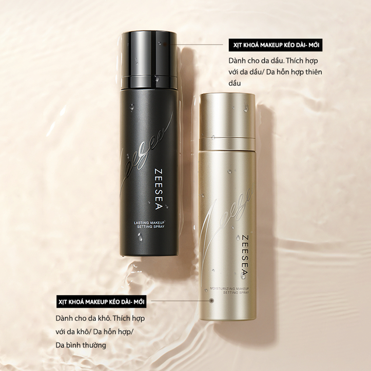 Xịt khoá cố định lớp nền trang điểm lâu trôi ZEESEA 100ml | Shopee Việt Nam