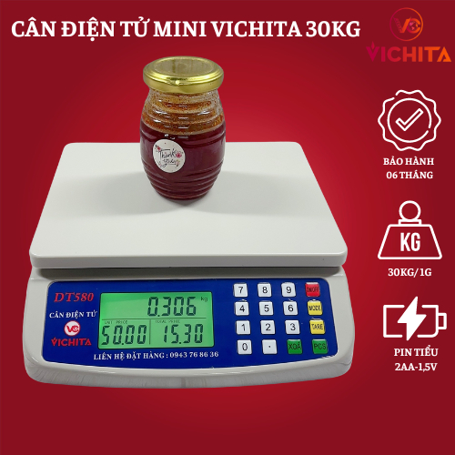 Cân Điện Tử Bán Hàng VICHITA DT580 30Kg/1g - Cân Tính Tiền Điện Tử Giá Rẻ | Shopee Việt Nam