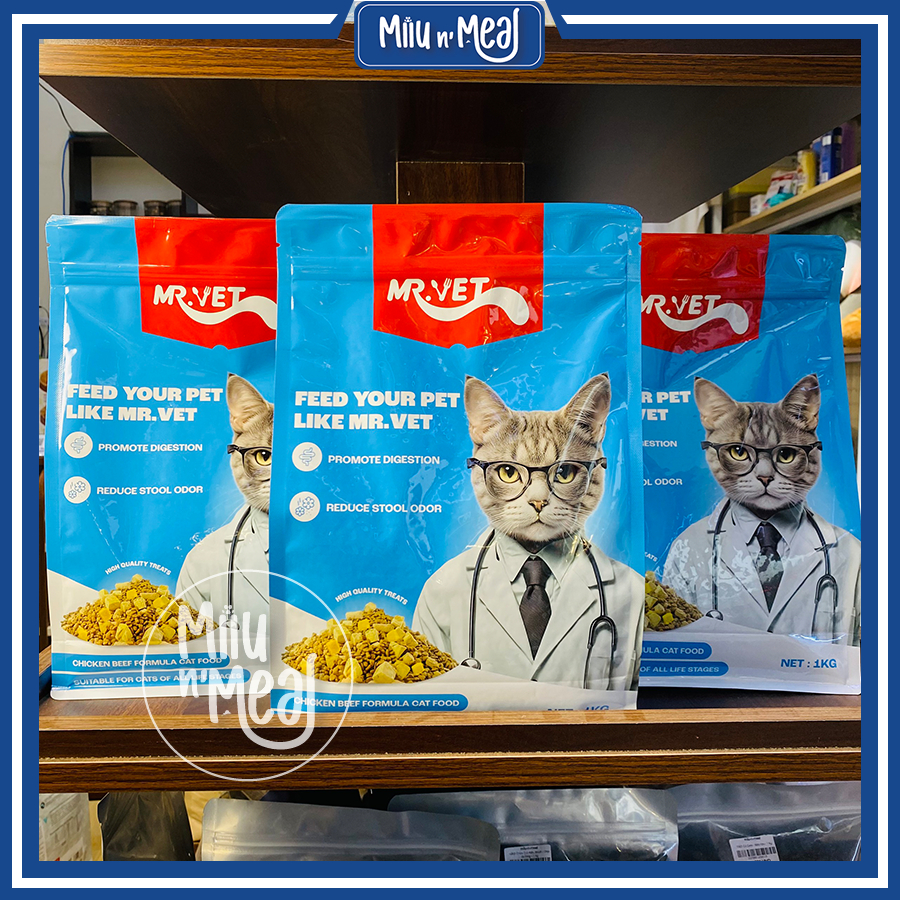 [5kg Hạt Mr.vet] [Mua 1 Tặng 1] Hạt Mr.vet Thức Ăn Cao Cấp Cho Mèo Nhập ...
