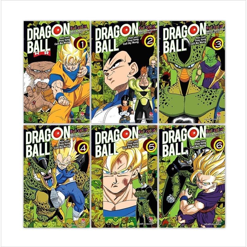 Combo Truyện Dragon Ball full color ( Phần 1 2 3 4 5 6 ) | Shopee Việt Nam