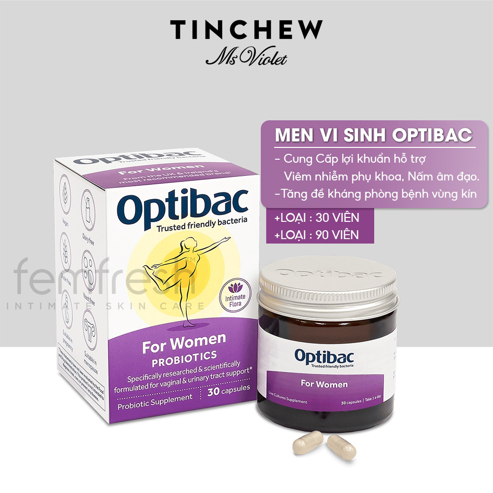 Men Vi Sinh Optibac Probiotics For Women hỗ trợ cải thiện các vấn đề ...