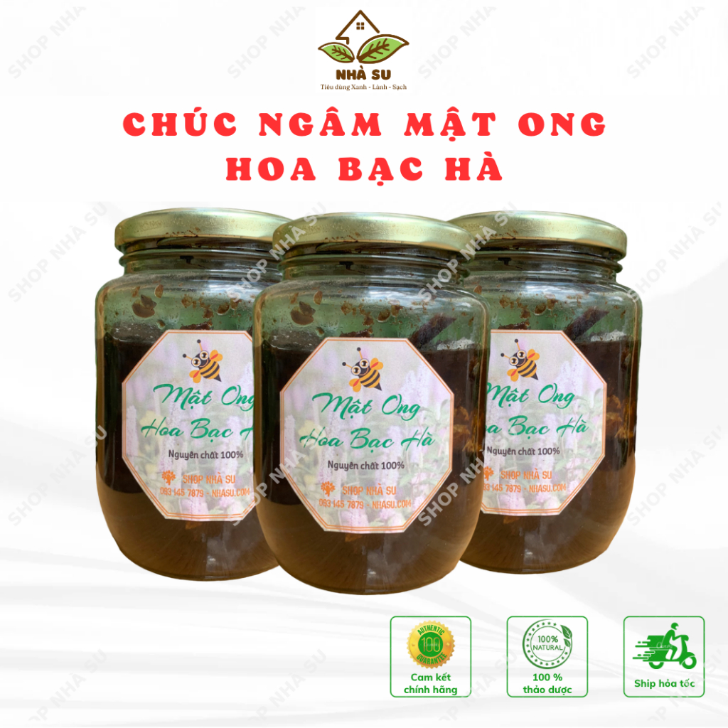 Chúc ngâm mật ong hoa bạc hà | Shopee Việt Nam