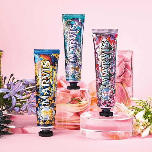 Kem Đánh Răng Marvis Garden Collection - Kissing Rose, Dream Osmanthus, Sinuous Lily 75ML ...