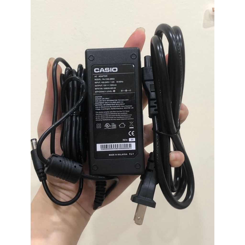Adapter nguồn cho đàn Casio privia px130 PX-100 PX-110 PX-120 hàng hãng ...
