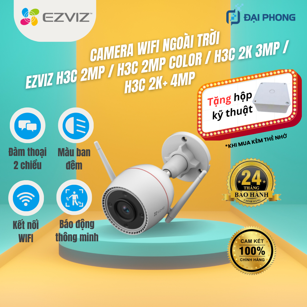 Camera WIFI Trong Nhà EZVIZ H3C / H3C Color / H3C 2K 3mp / H3C 2K+ 4MP ...