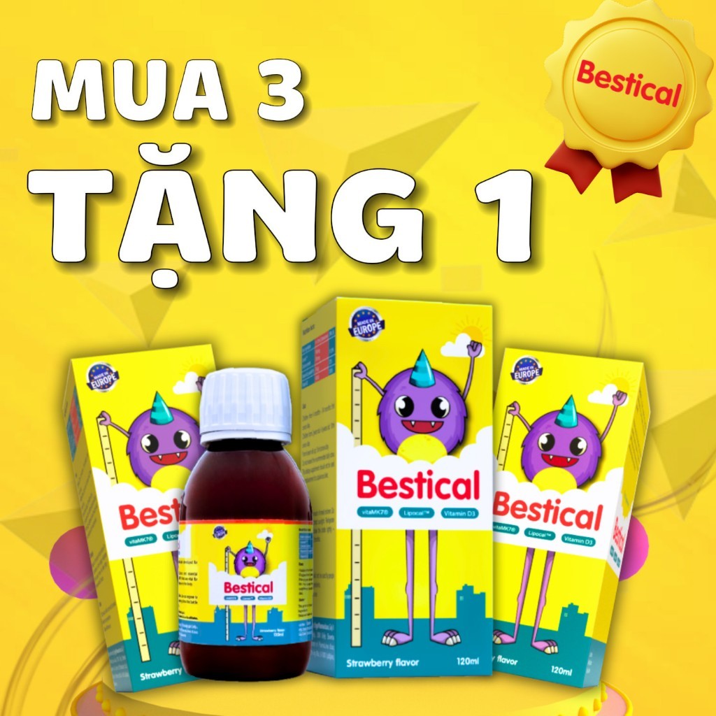 Canxi Bestical - Canxi sinh học cho bé, hỗ trợ xương chắc khỏe, phát ...
