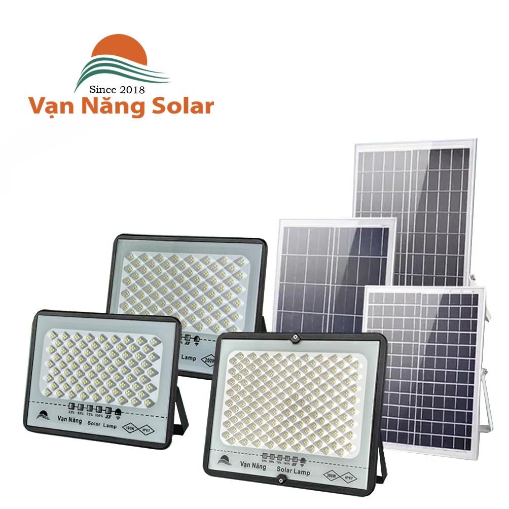 Đèn Chống Chói Led Chùm Năng Lượng Mặt Trời 50W 100W 200W 300W BH 24 ...