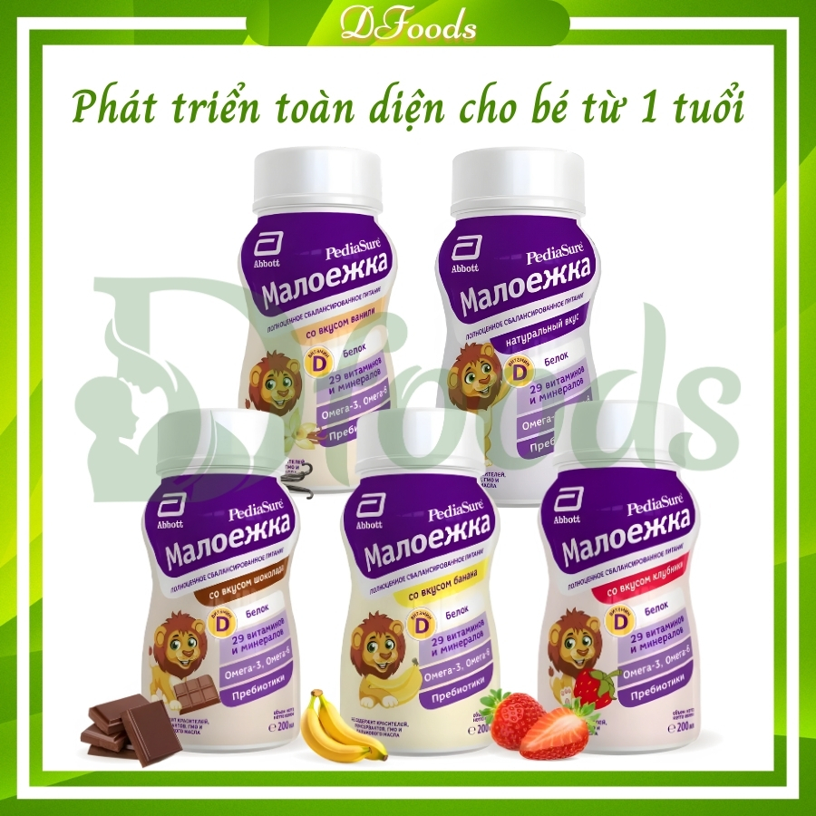Sữa nước Pediasure Nga 200ml đủ vị Date 2026 | Shopee Việt Nam