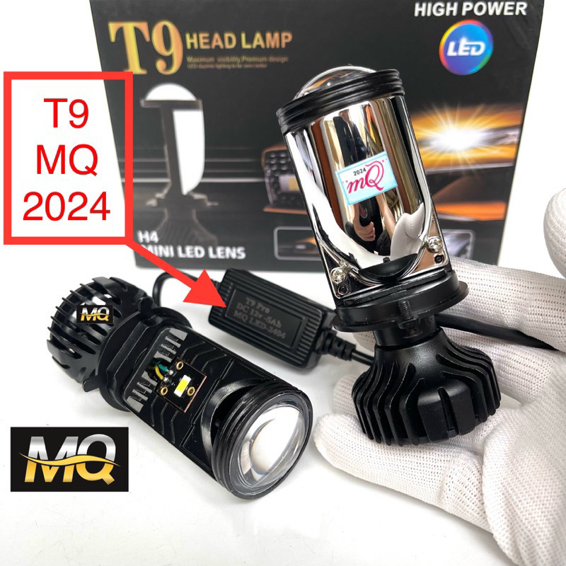 Đèn Pha Led Bi Cầu T9 Pro mQ - LED H4 Bản 2024 ( Ko Lắp Điện Máy ) Cho ...