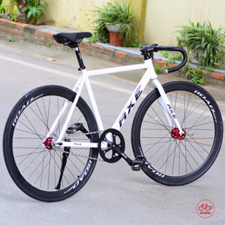 Xe Đạp Fixed Gear AXE 7700 Màu Trắng - Xe Đạp Học Sinh Tay Cong Khung ...