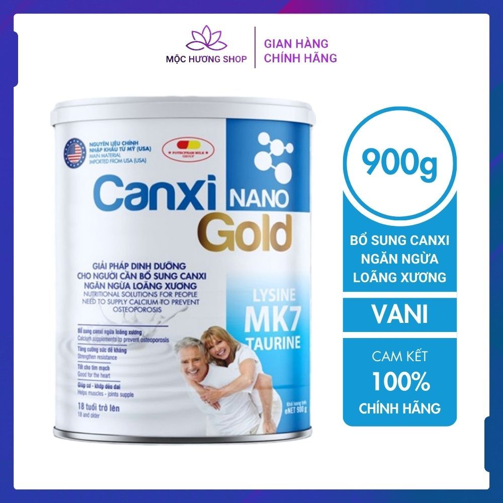 Sữa Canxi Nano Gold 900g Bổ Sung Canxi Ngăn Ngừa Loãng Xương Cho Người Lớn | Shopee Việt Nam