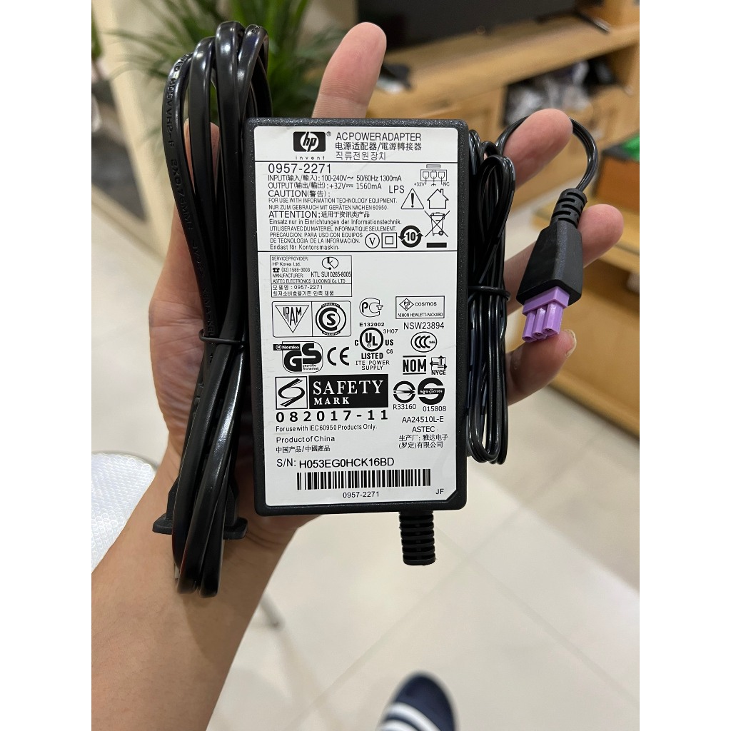 Adapter nguồn máy HP ScanJet Pro 2600 F1, dây nguồn máy scan HP 2600F1 ...