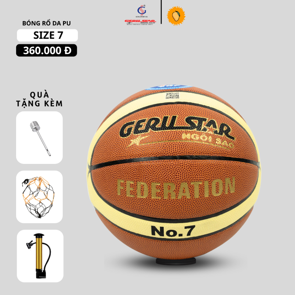 Quả bóng rổ Gerustar chính hãng | Shopee Việt Nam