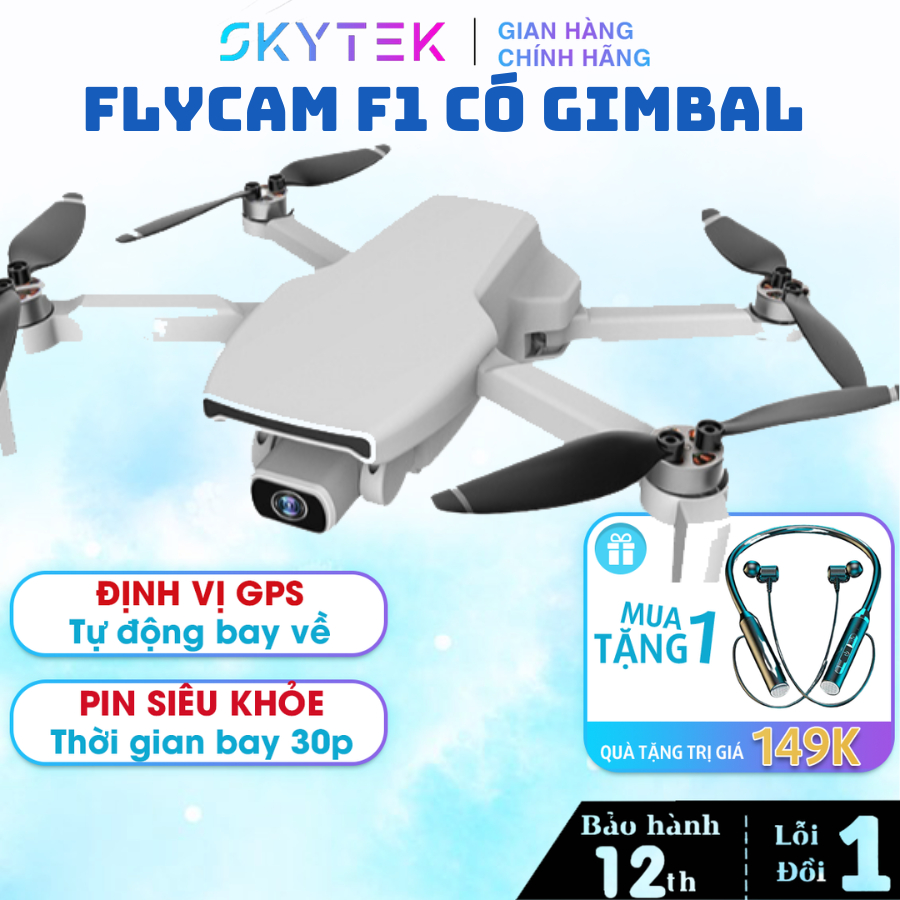 Flycam điều khiển từ xa F1, Flycam giá rẻ có gắn định vị GPS, hình ảnh ...