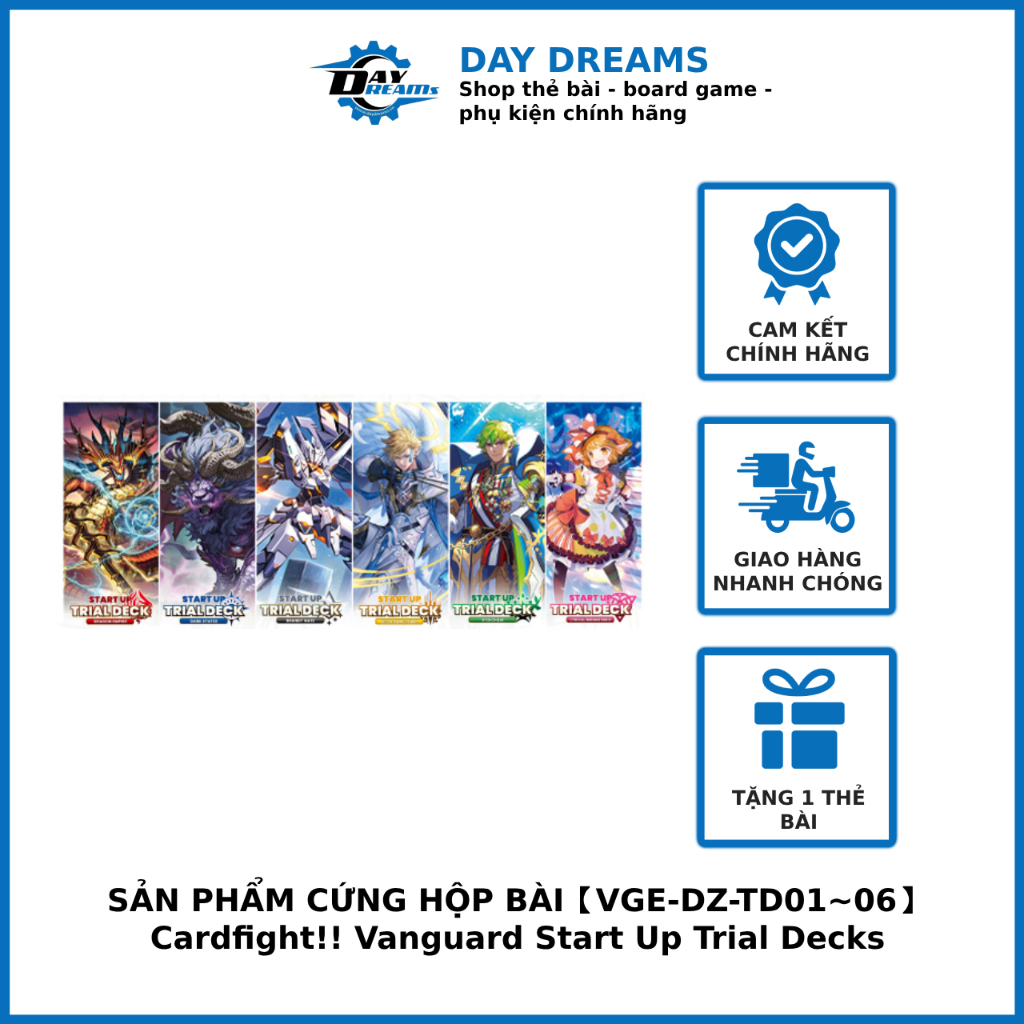 Sản phẩm Vanguard:【VGE-DZ-TD01~06】Cardfight!! Vanguard Start Up Trial Decks | Shopee Việt Nam