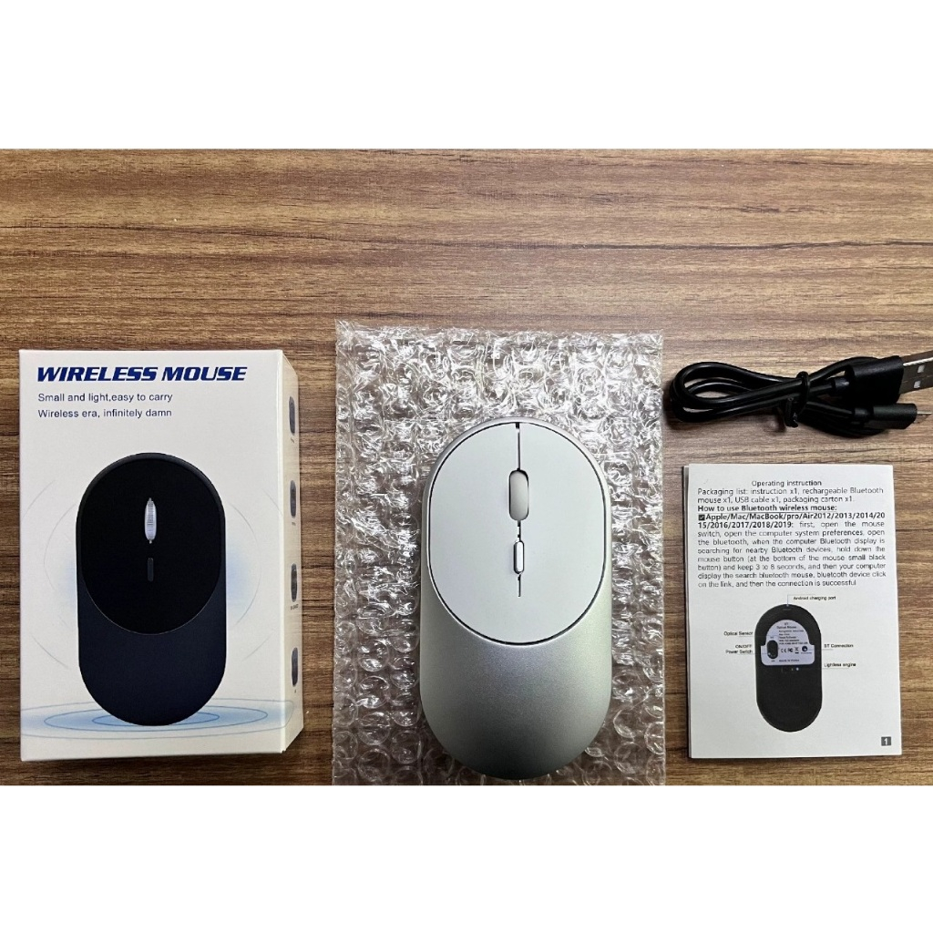 Chuột không dây sạc điện Bluetooth Wireless Mouse sử dụng cho điện ...