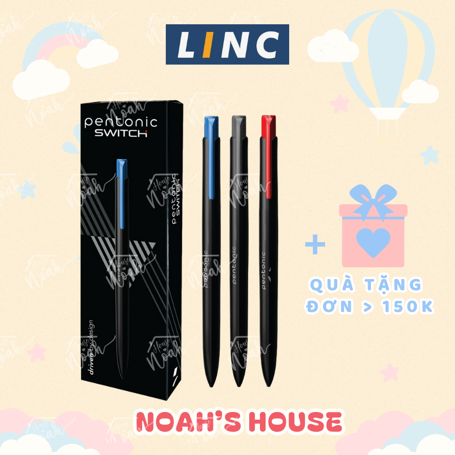 [NOAH'S HOUSE] Hộp Mix Đủ Màu Bút PENTONIC (Switch 4029/Cipher/SL500 ...