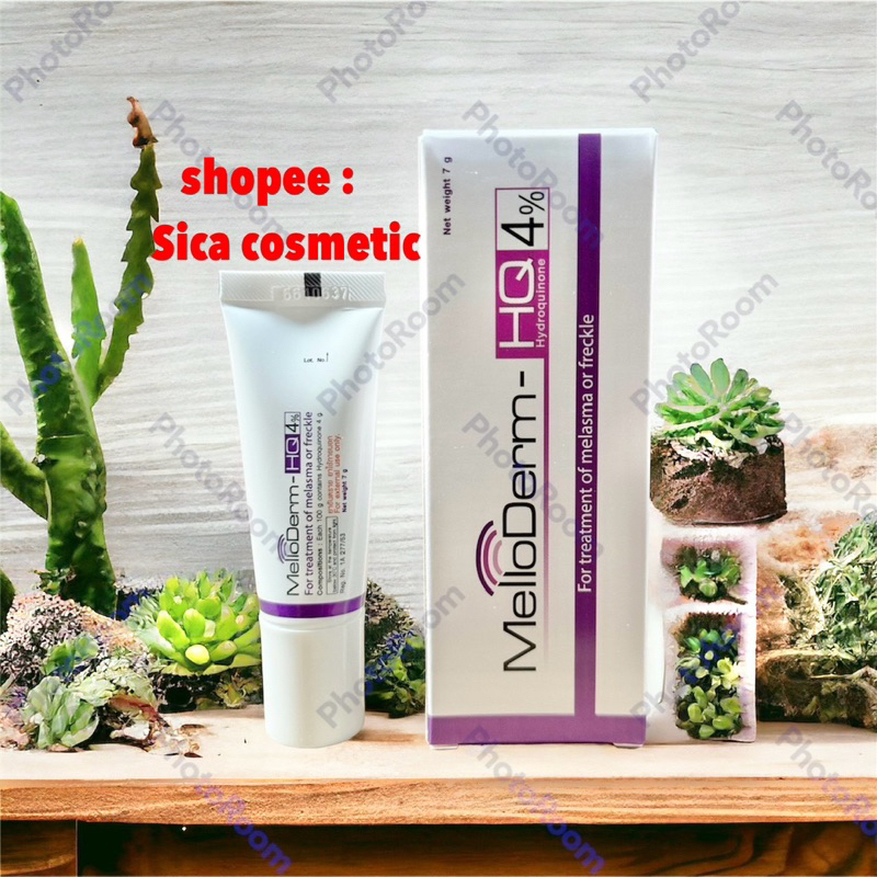 MelloDerm HQ 4% KEM Dưỡng Trắng Da HỖ Trợ GIẢM NÁM, TÀN NHANG, THÂM 7g ...
