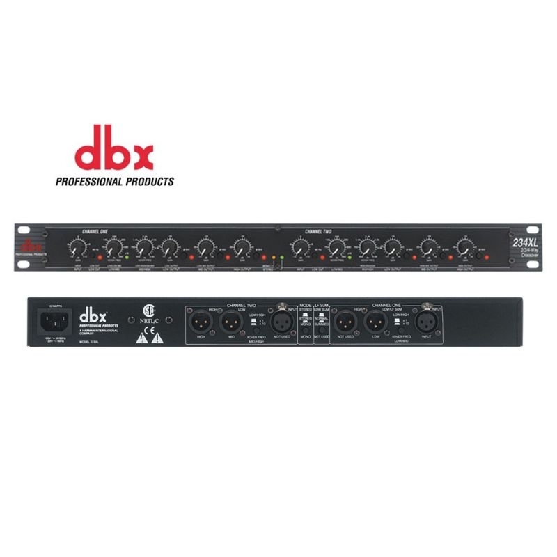 Bộ crossover 234xl DBX chính hãng , phân tần 234xl cắt tần số cho dàn ...