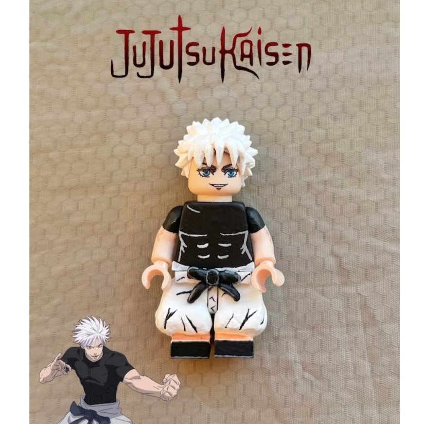 Gojo Minifigure Custom (JUJUTSU NO KAISEN) - GOJO VS SAKUNA- đồ chơi ...